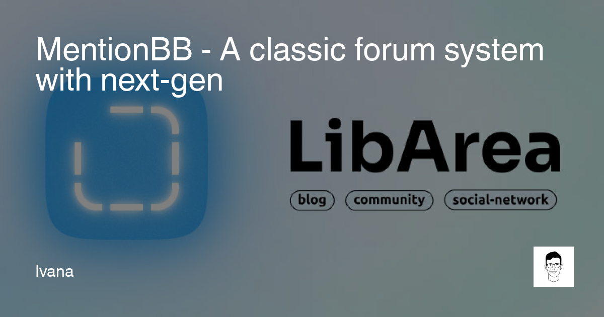 MentionBB - A classic forum system with next-gen | LibArea