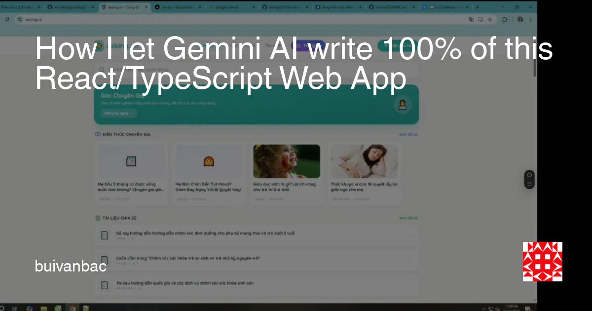 How I let Gemini AI write 100% of this React/TypeScript Web App | LibArea